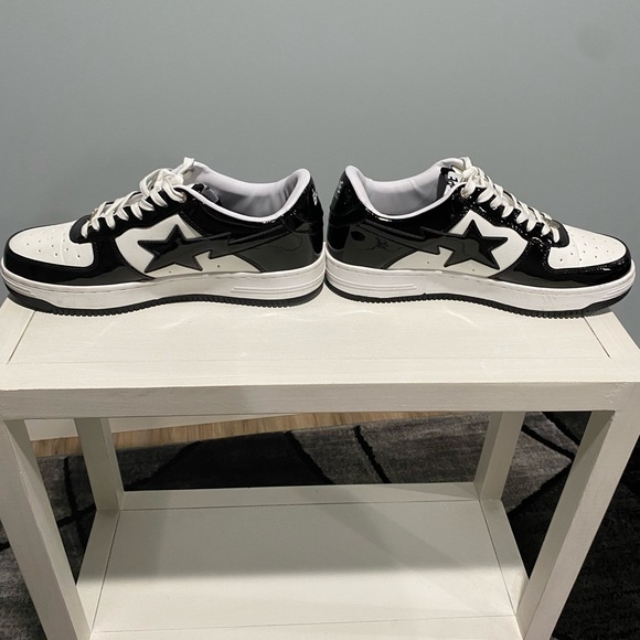 Shoes | Bape Bapestas Blackwhite Size 13 | Poshmark